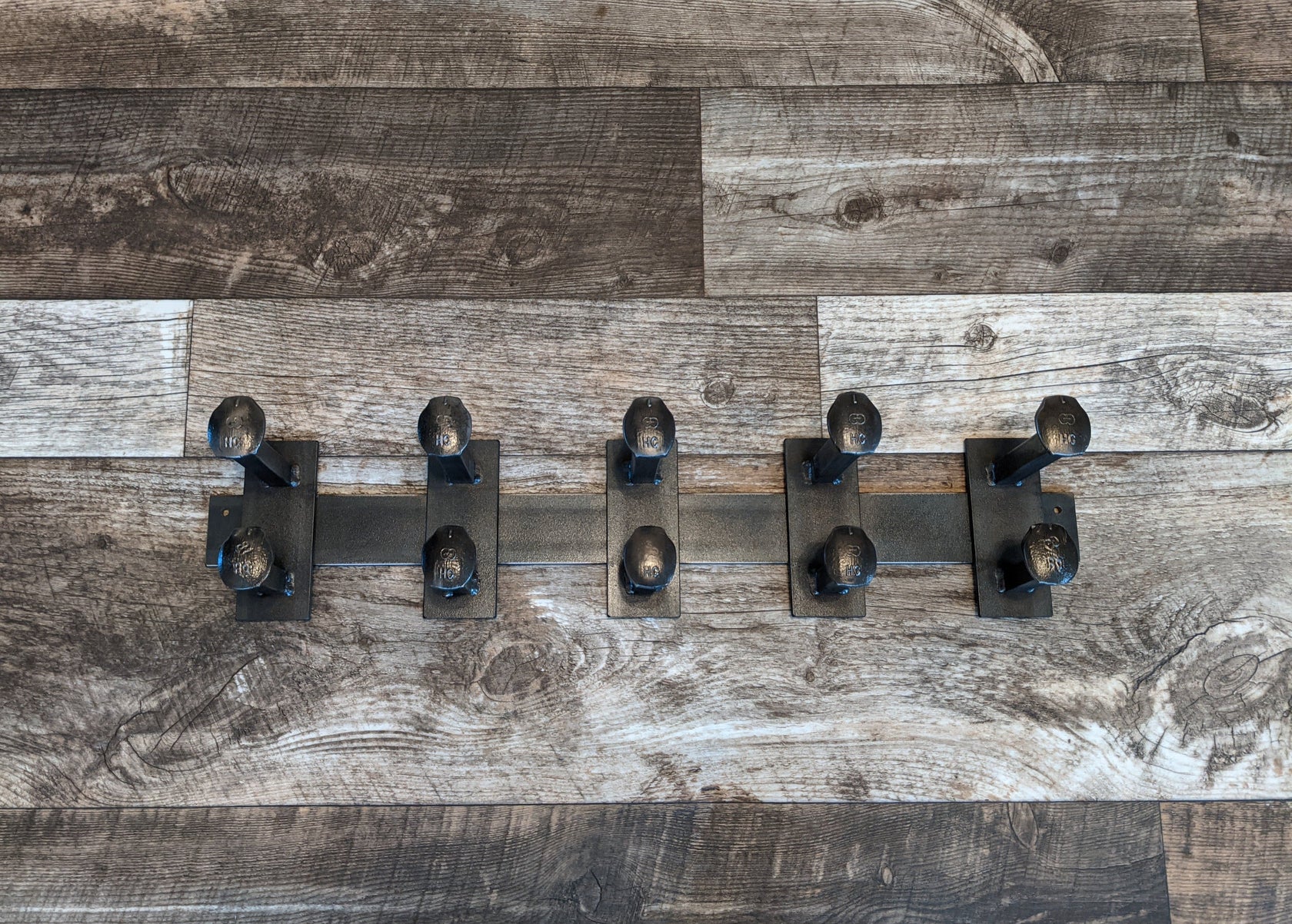 Double Railroad Spike Coat Rack – BrandValleyIron