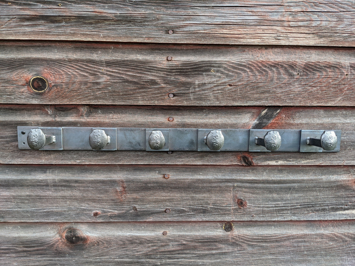 Railroad Spike Coat Rack- Square – BrandValleyIron